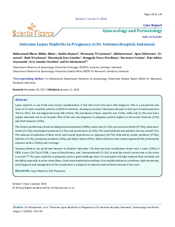 (PDF) Gynaecology and Perinatology Case Report