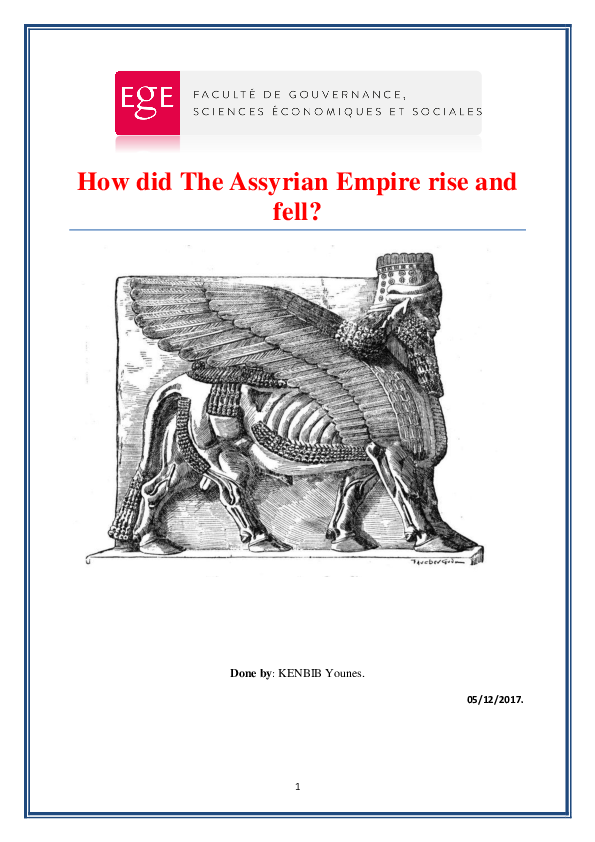 (DOC) How did The Assyrian Empire rise and fell