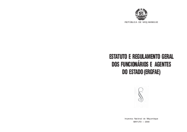 (PDF) ESTATUTO E REGULAMENTO GERAL DOS FUNCIONÁRIOS E AGENTES DO ESTADO ...