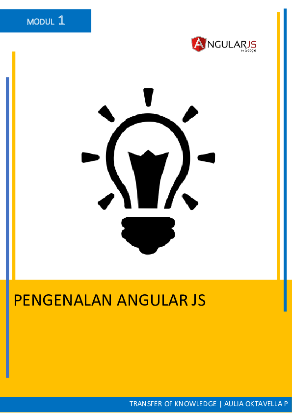 (PDF) Angular JS - Pengenalan Angular JS