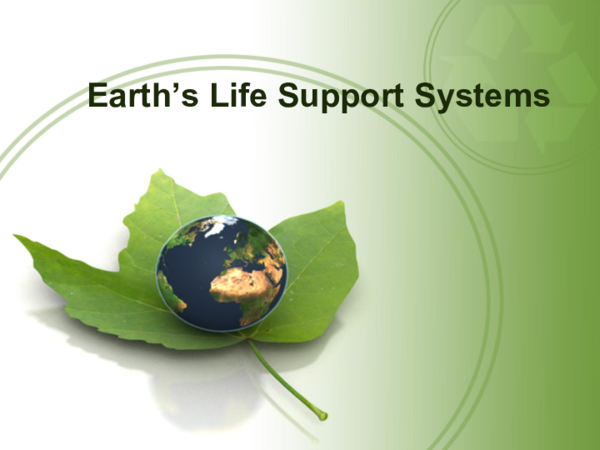 (PPT) Earth's life system