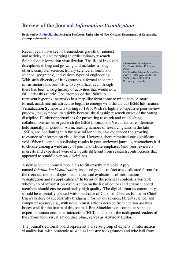 (DOC) Review of the Journal | Vy Đặng - Academia.edu