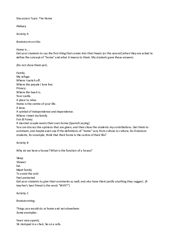 (PDF) Lesson Plan A.T | Aleksey Totov - Academia.edu