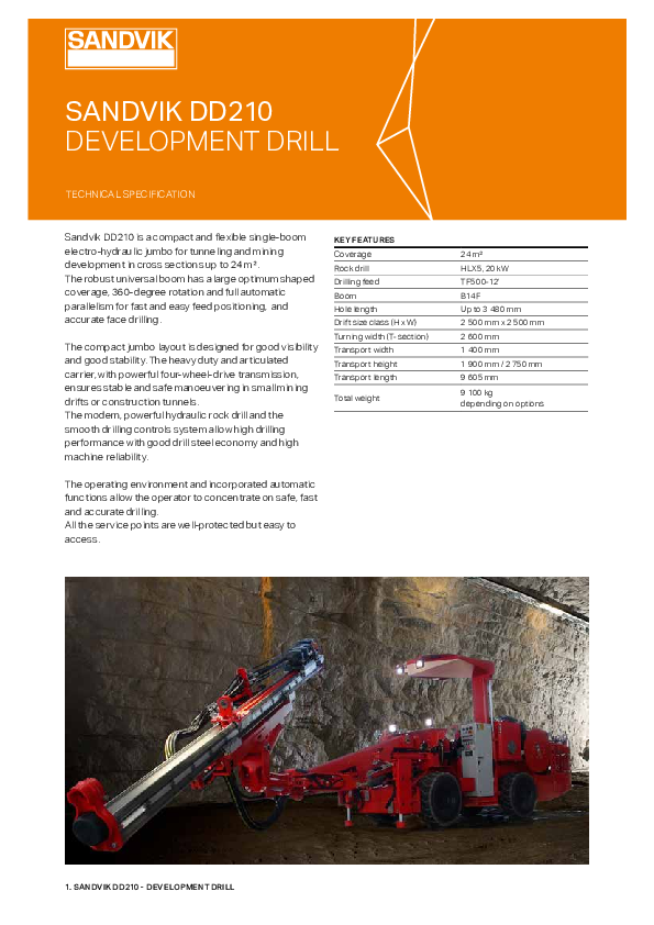 (PDF) Dd210 specification sheet english