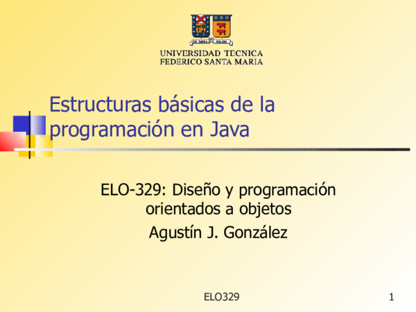 (PDF) Estructuras básicas de la programación en Java | Juan Matias ...