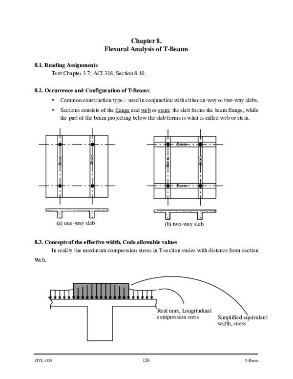 Effective Width Of T Beam - The Best Picture Of Beam