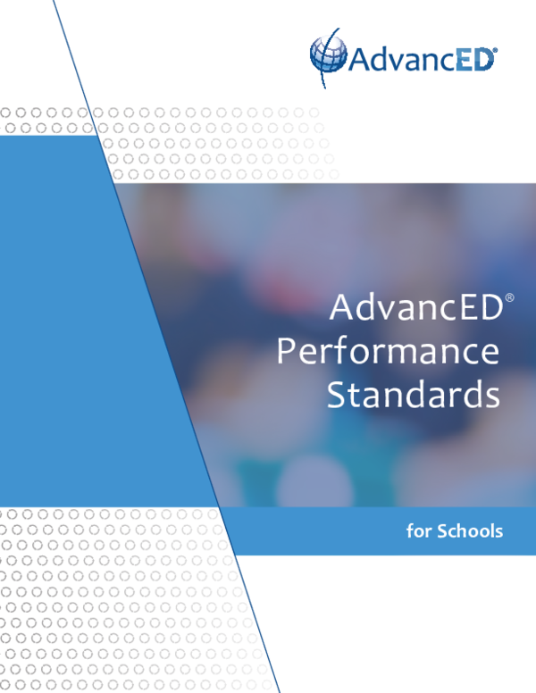(PDF) AdvancED ® Performance Standards