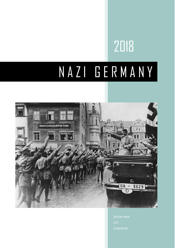 (DOC) Nazi germany
