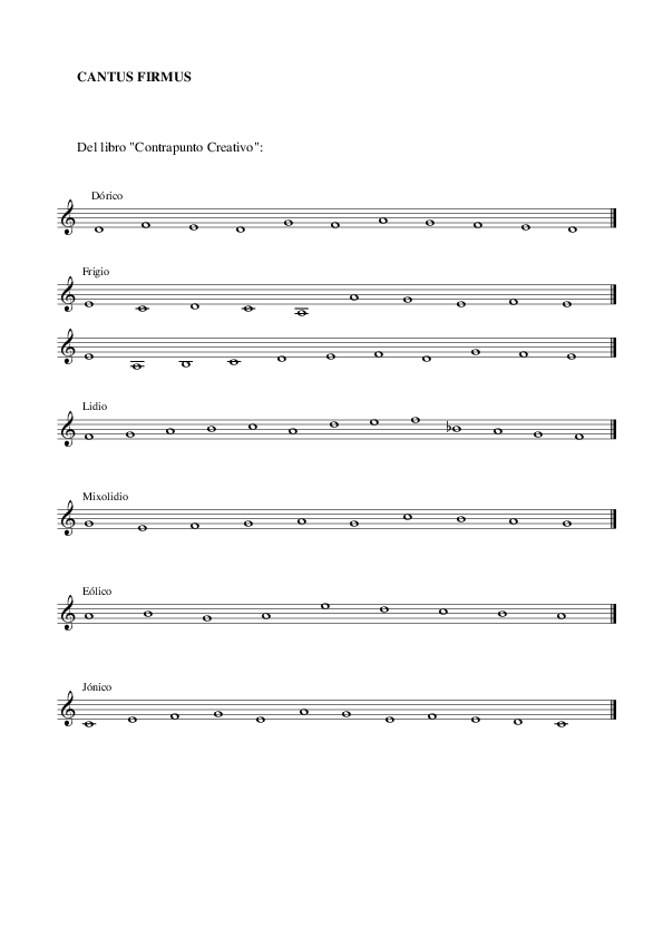 (PDF) Cantus firmus