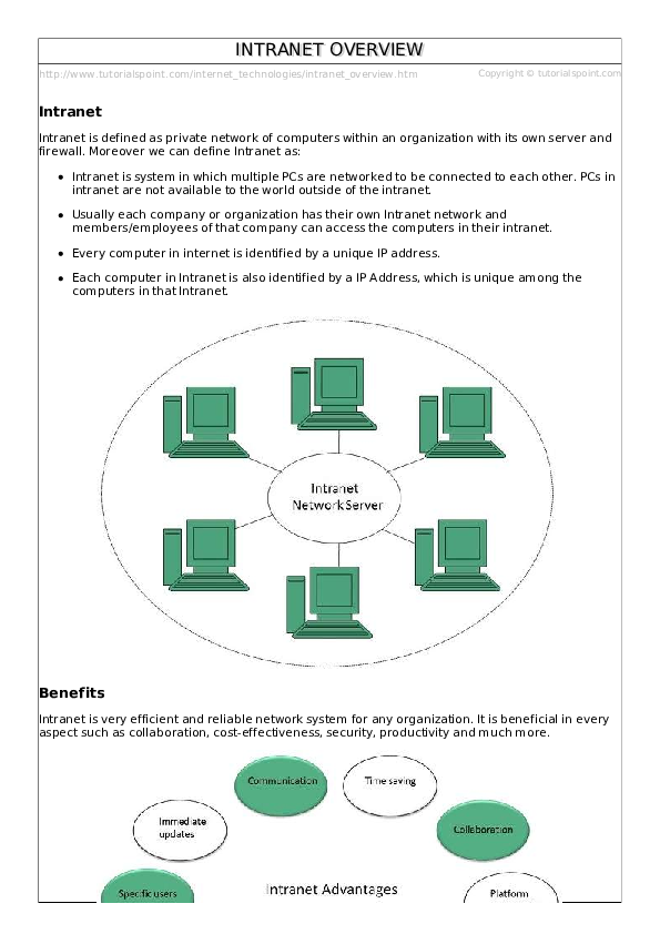 (PDF) Intranet Overview