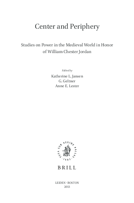 (PDF) *Center and Periphery: Studies on Power in the Medieval World in ...