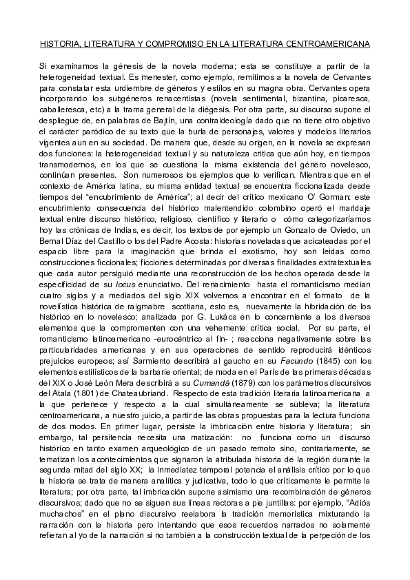 (PDF) HISTORIA, LITERATURA Y COMPROMISO EN LA LITERATURA ...