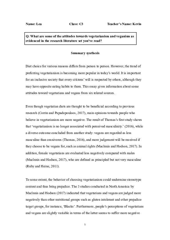 (PDF) Summary synthesis | XINFANG JIANG - Academia.edu