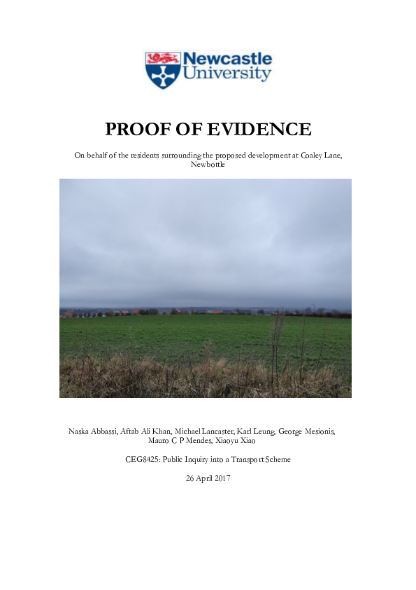 (PDF) PROOF OF EVIDENCE