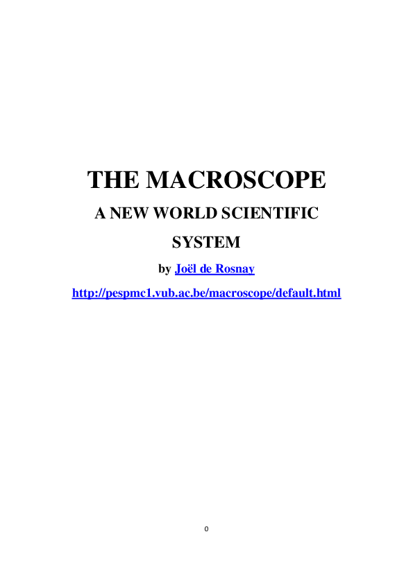 (PDF) THE MACROSCOPE A NEW WORLD SCIENTIFIC SYSTEM