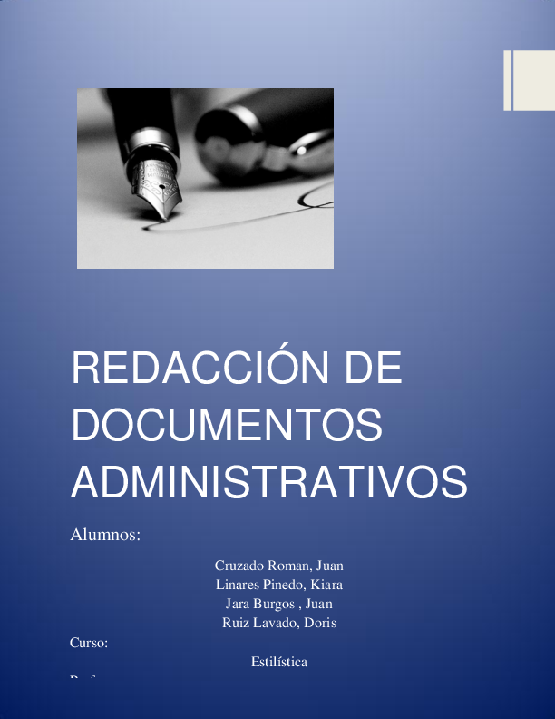 (PDF) REDACCIÓN DE DOCUMENTOS ADMINISTRATIVOS Alumnos