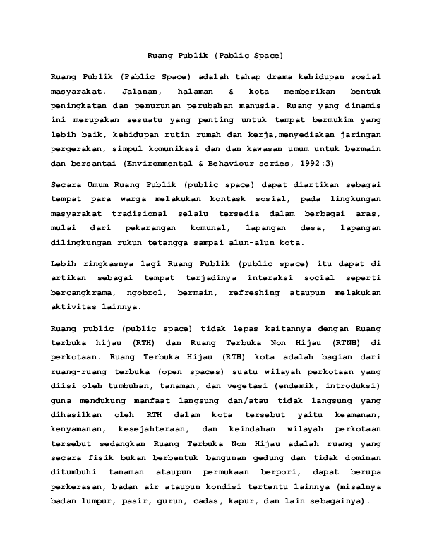 (DOC) RUANG PUBLIK (PUBLIC SPACE).docx
