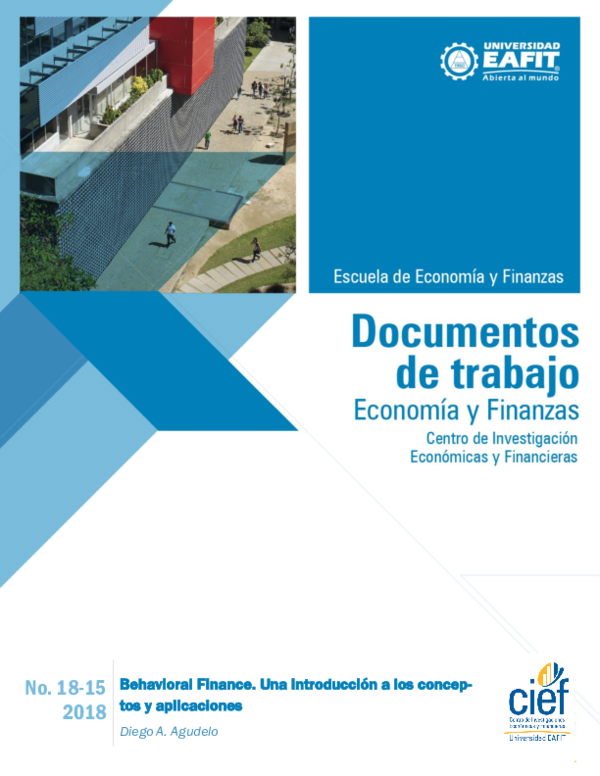 (PDF) Behavioral Finance. Una introducción a los conceptos y aplicaciones