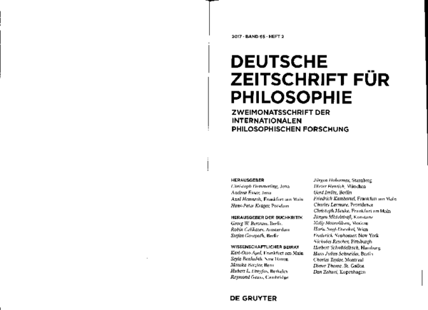 (PDF) Philosophie als performative Lebensform - als textuelle Praxis ...