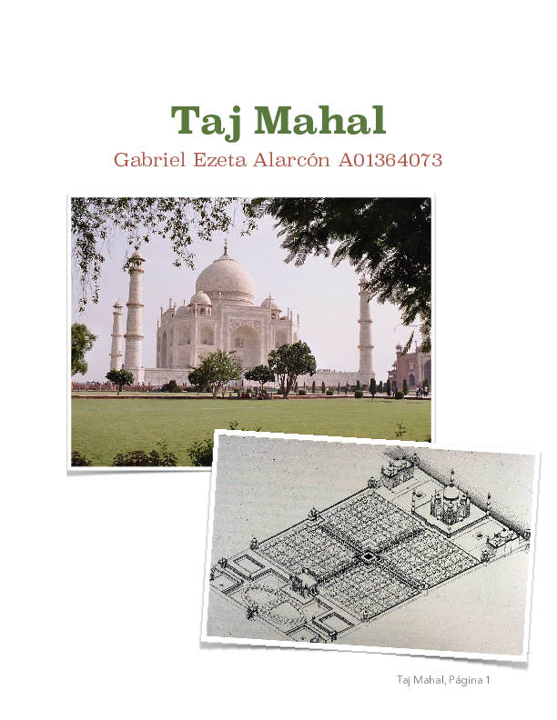 (PDF) Taj Mahal