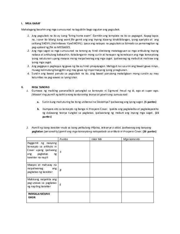 (DOC) LOOB, LABAS, LALIM