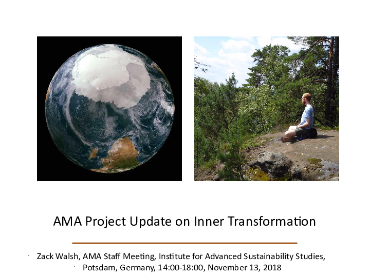 (PPT) AMA Project Update on Inner Transformation