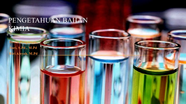 (PPT) PENGETAHUAN BAHAN KIMIA