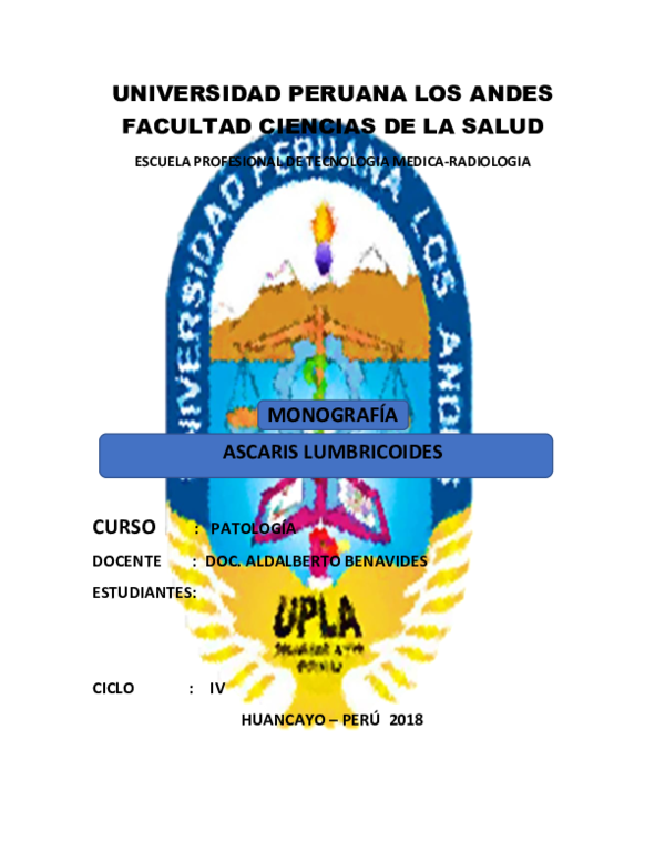 (DOC) UNIVERSIDAD PERUANA LOS ANDES FACULTAD CIENCIAS DE LA SALUD ...