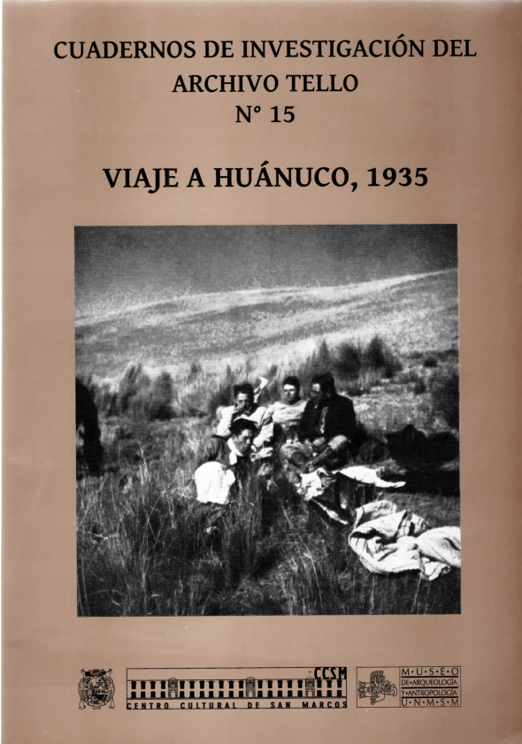 (PDF) Julio C. Tello y las investigaciones de la arqueología de Huánuco