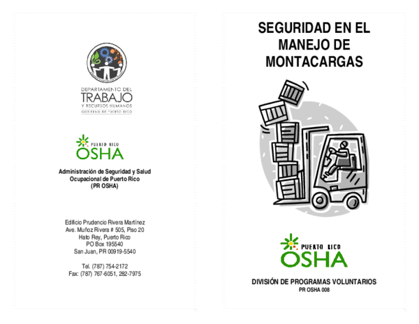 Administración de Seguridad y Salud Ocupacional de Puerto Rico (PR OSHA ...