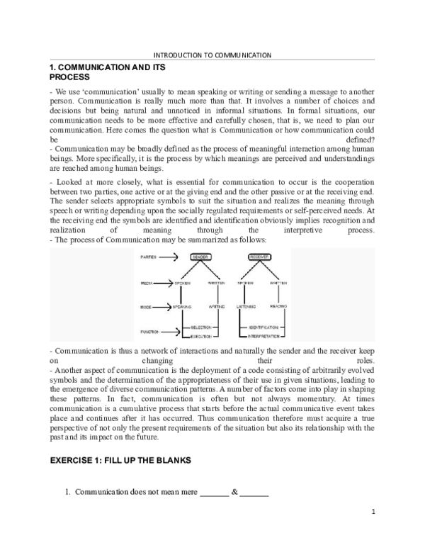 (DOC) INTRODUCTION TO COMMUNICATION