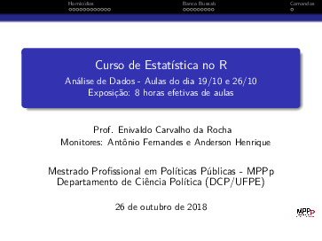(PDF) Curso de Estatística no R Análise de Dados - Aula 2