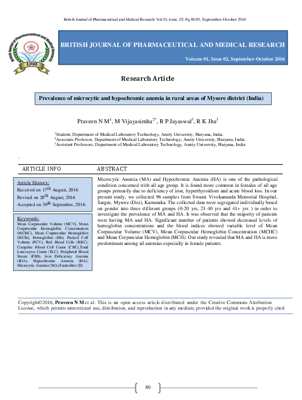 (PDF) BRITISH JOURNAL OF PHARMACEUTICAL AND MEDICAL RESEARCH