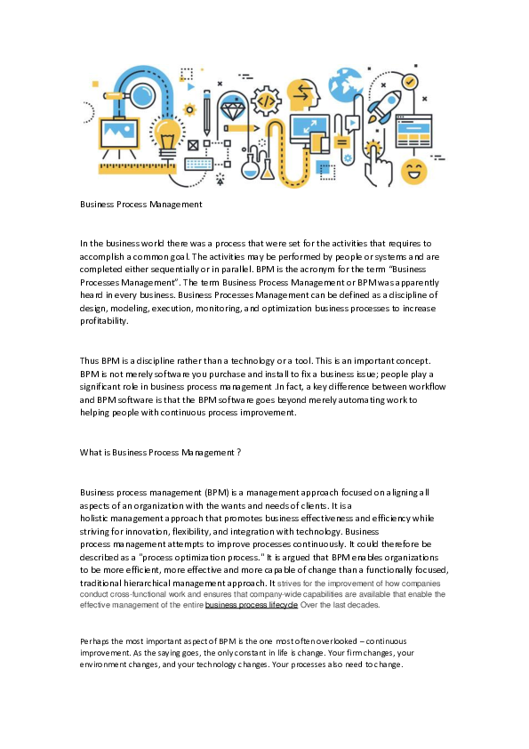 (DOC) Business Process Management