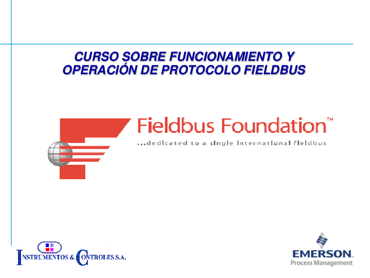 (PDF) CURSO SOBRE FUNCIONAMIENTO Y OPERACIÓN DE PROTOCOLO FIELDBUS