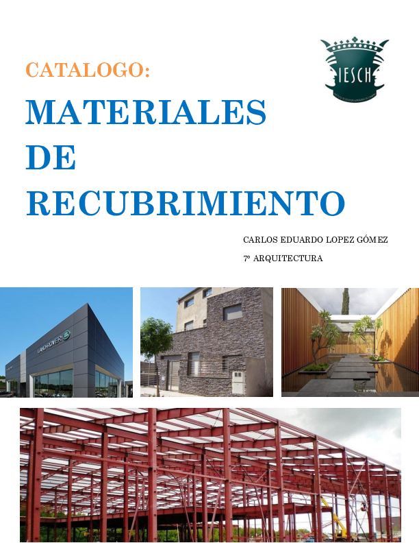 (PDF) MATERIALES DE RECUBRIMIENTO