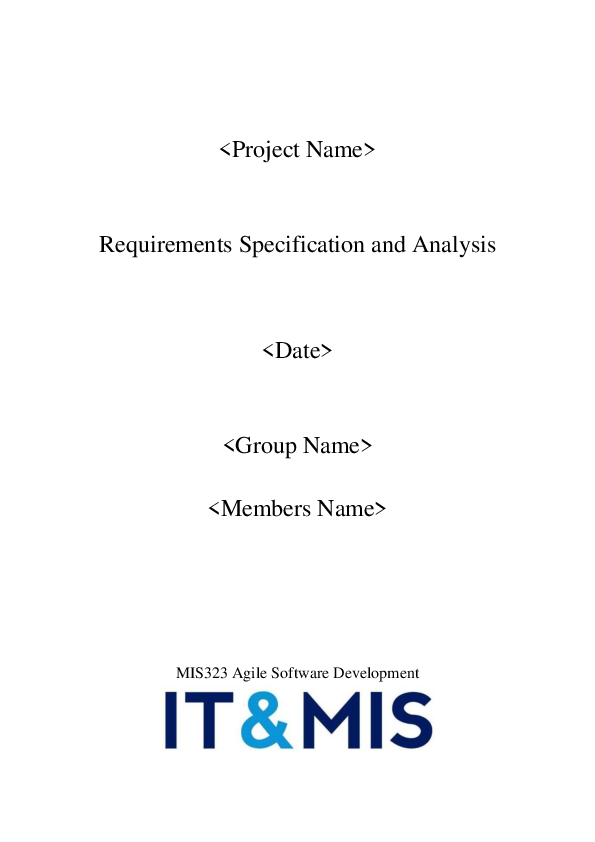 Doc Software Requirements Specification Srs 1