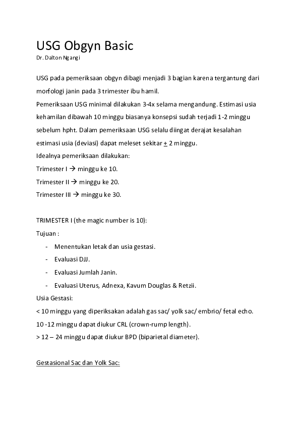 (PDF) USG Obgyn Basic