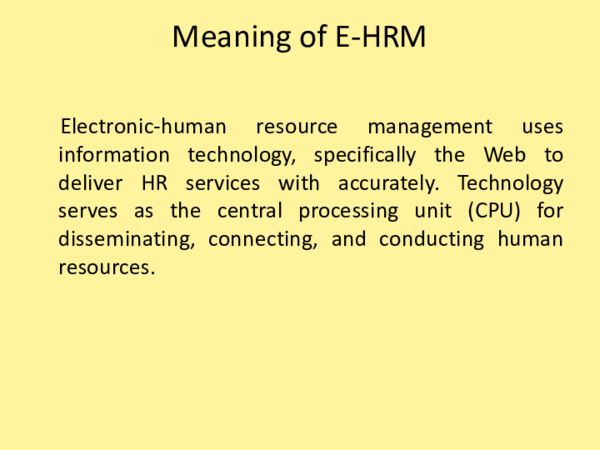 (PPT) Chapter 5 E-HRM Practices
