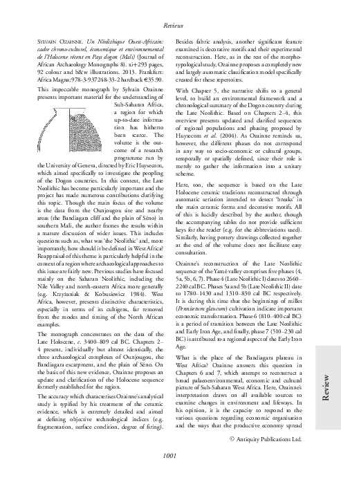 (PDF) B.E.Barich Review of the Volume: