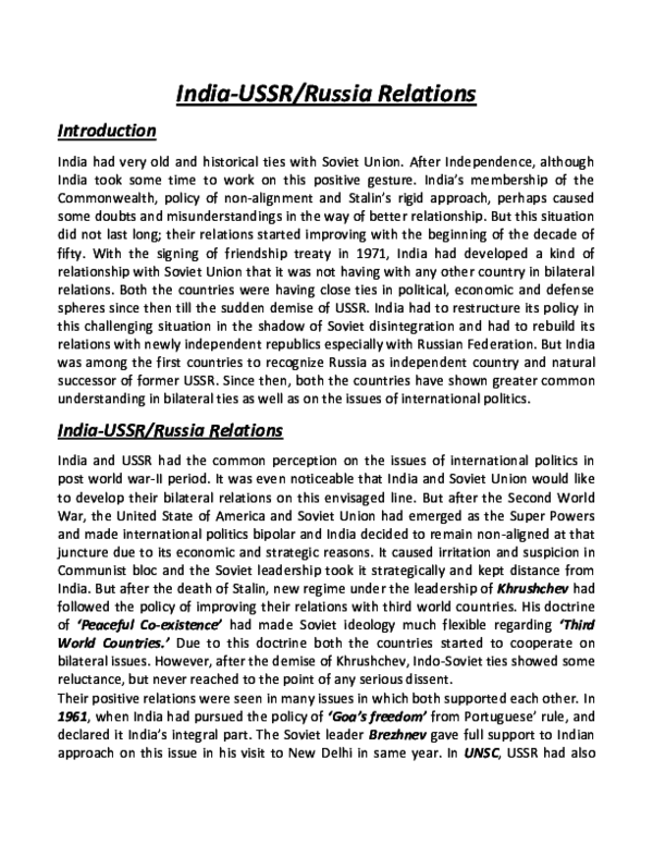 (PDF) India-USSR&Russia Relations.pdf