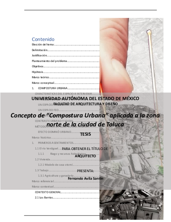 (DOC) Concepto de Compostura urbana aplicado a la zona norte de la ...
