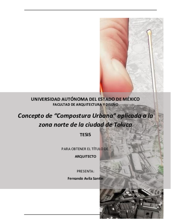(PDF) Concepto de Compostura urbana aplicado a la zona norte de la ...