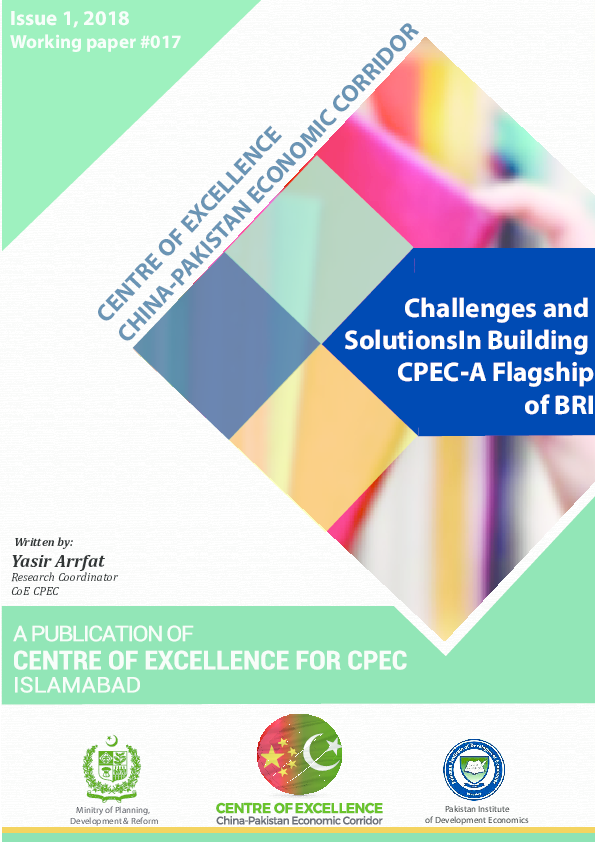 (PDF) Challenges and Solutions in Building CPEC A Flagship of BRI
