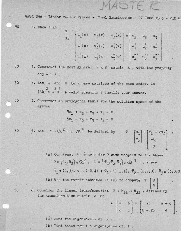 (PDF) Linear Vector Spaces, Test_3 | Can C Akkoç - Academia.edu