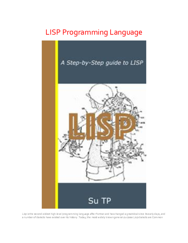 (DOC) LISP Programming Language (DOC) LISP Programming Language