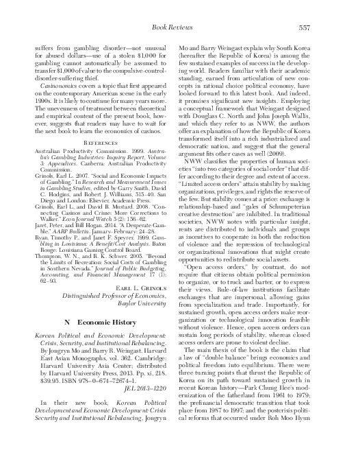 (PDF) Review of Korean Political and Economic Development: Crisis ...