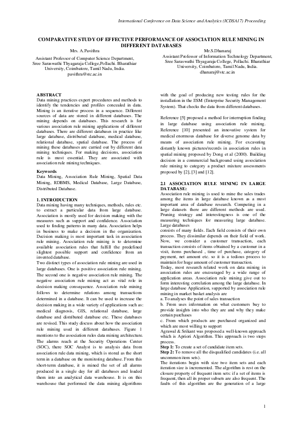 (PDF) Comparative Evaluation of the Different Data Mining Techniques Used for the Medical ...