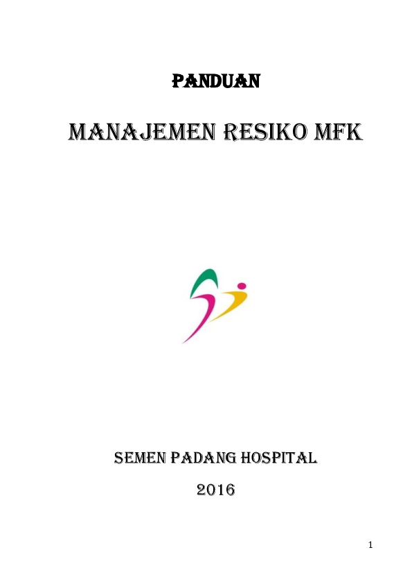 (DOC) Panduan Manajemen Risiko MFK