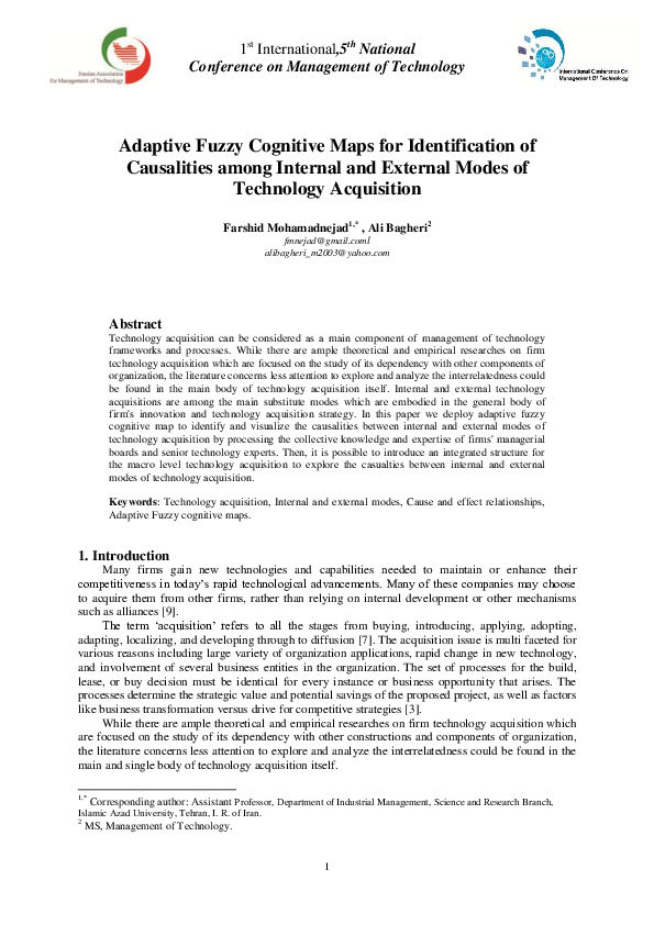 Affordances Implemented by Fuzzy Cognitive Maps for